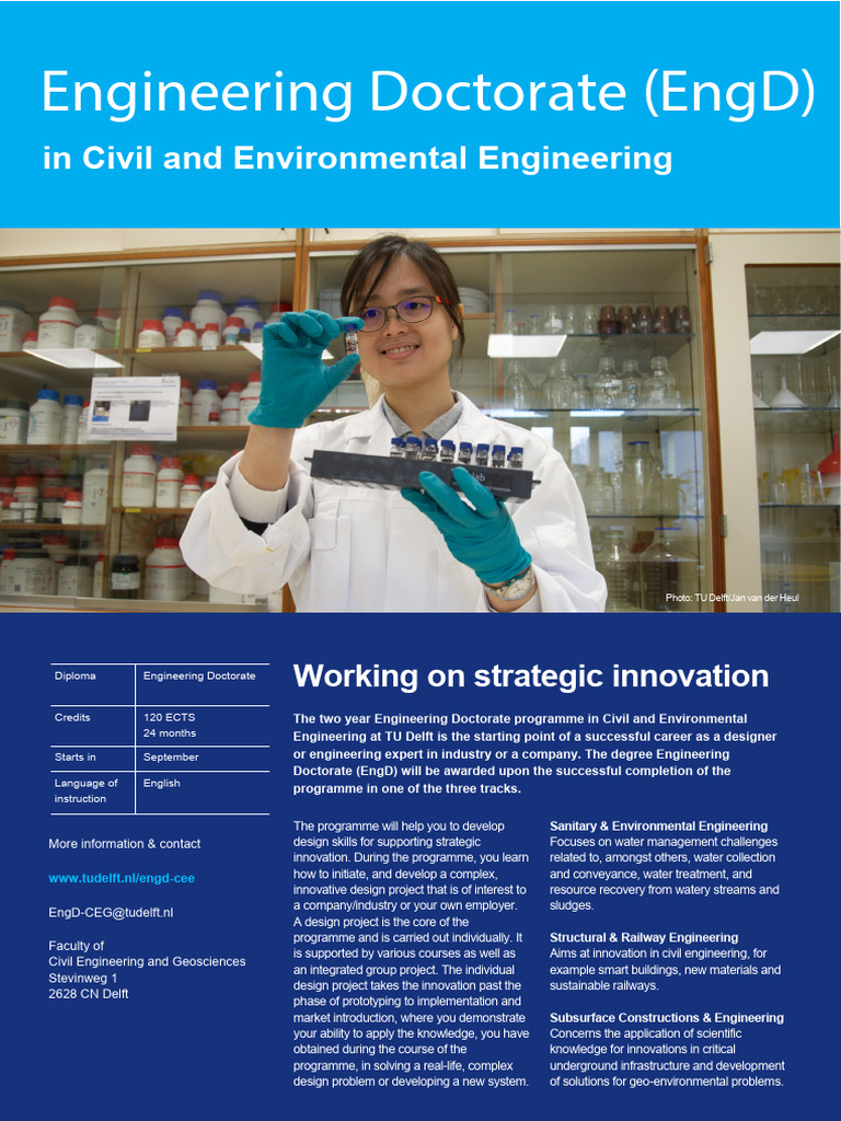 EngD-CEE-brochure-June 2022 | PDF | Engineering | Risk