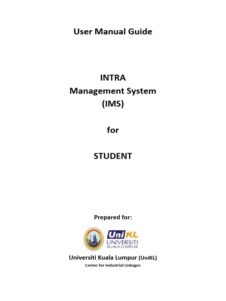 MANUAL IMS UniKL STUDENT V1 | PDF | Icon (Computing) | Login