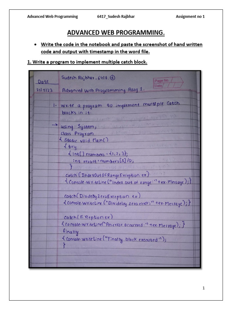 6417 Sudesh AWP | PDF