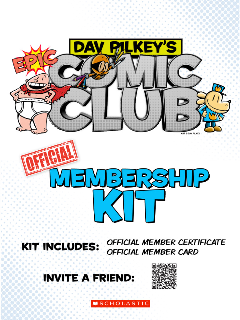Epic Comic Club Official Membership Kit - 2023 - v4 | PDF