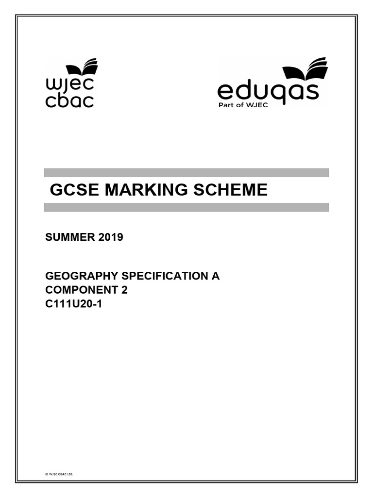 GCSE Geography Marking Guide | PDF | Deforestation | Poverty