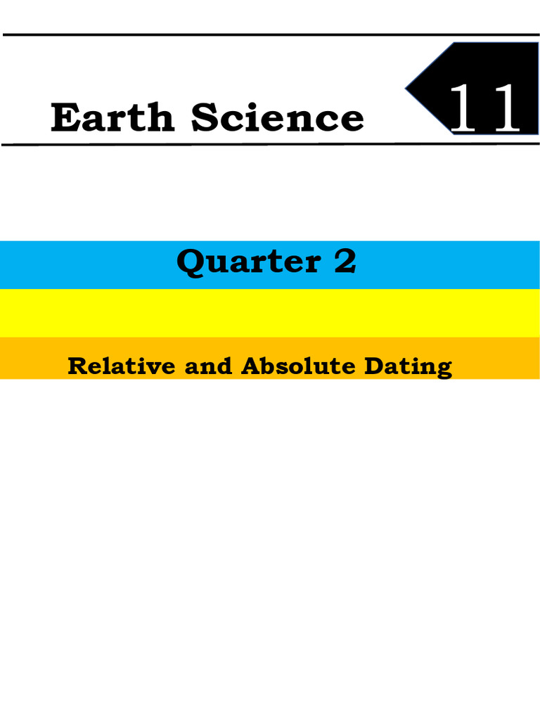 ESQ2 LESSON 14 Relative and Absolute Dating | PDF | Geology | Rock ...