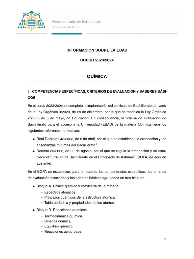 Química Ficha | PDF | Equilibrio químico | Redox