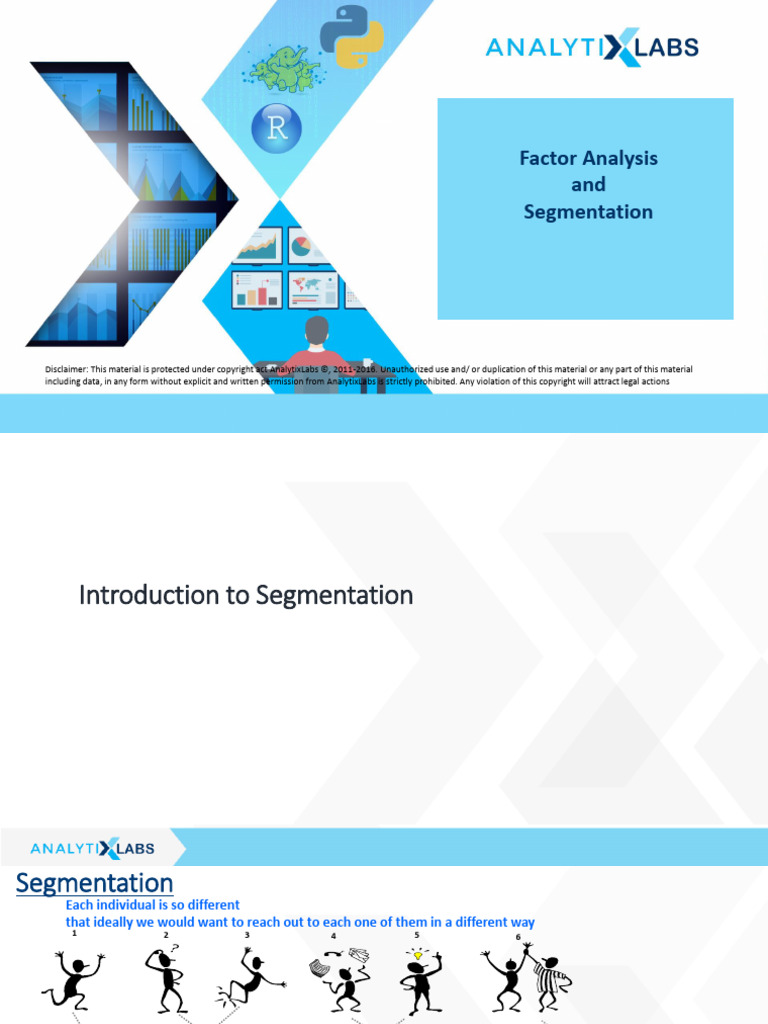 Factor Analysis - Segmentation New | PDF | Cluster Analysis | Market ...