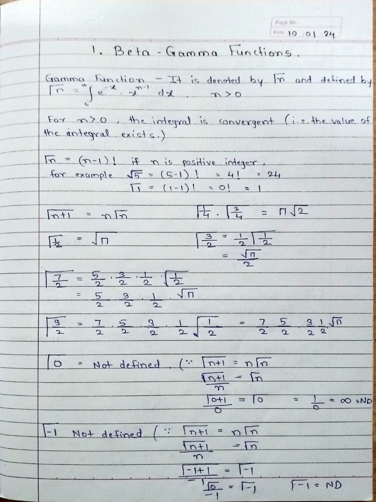 Khot Mam Notes 1 | PDF