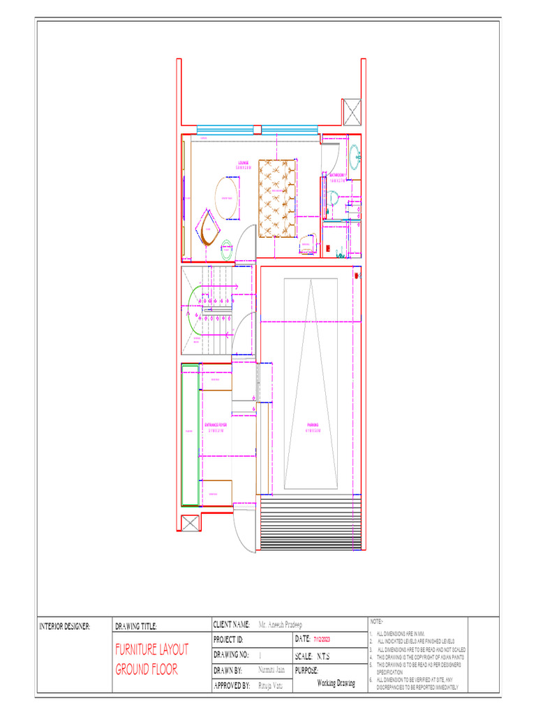 Working Docket 2 | PDF | Furniture | Architectural Design