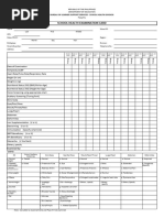 DepEd School Health Examination Card | PDF | Health Sciences | Diseases ...