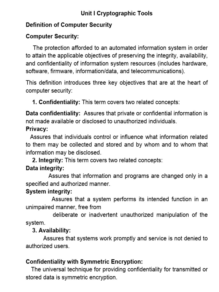 System Security Unit 1 | PDF | Business