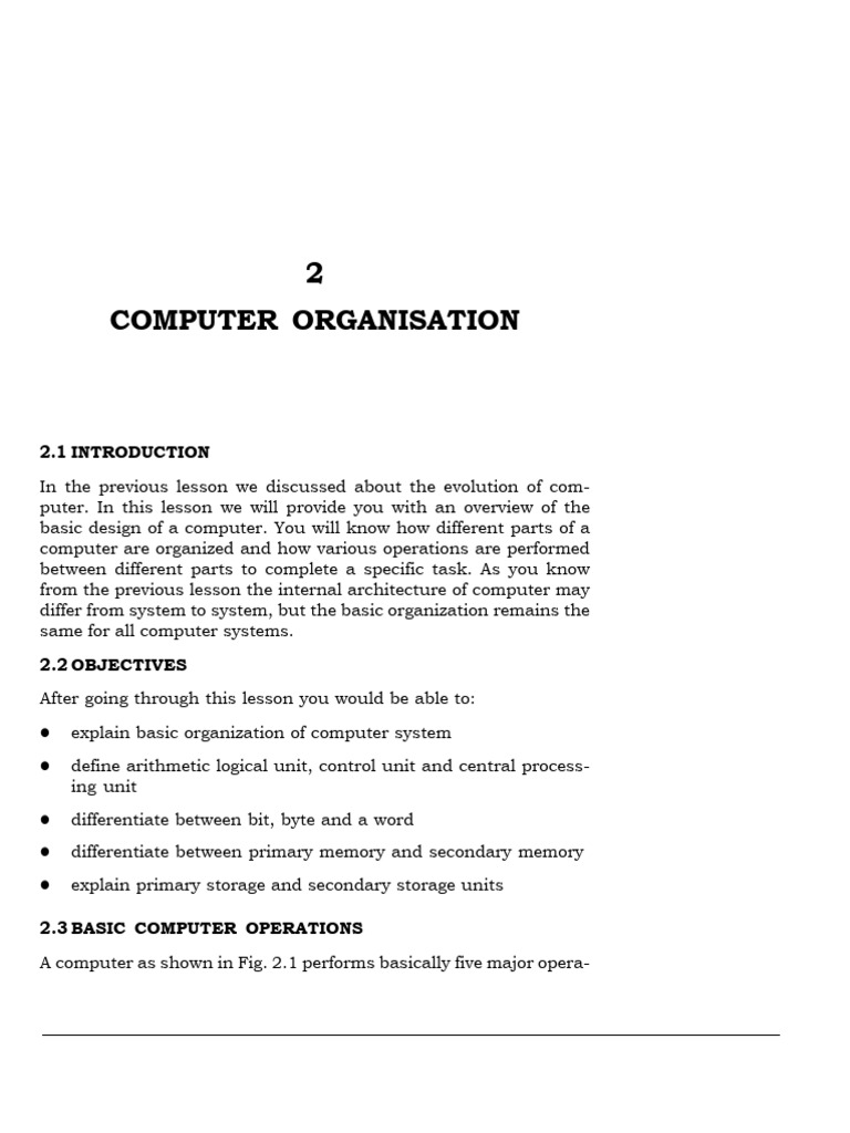 Puter Organisation | PDF | Computer Data Storage | Printer (Computing)