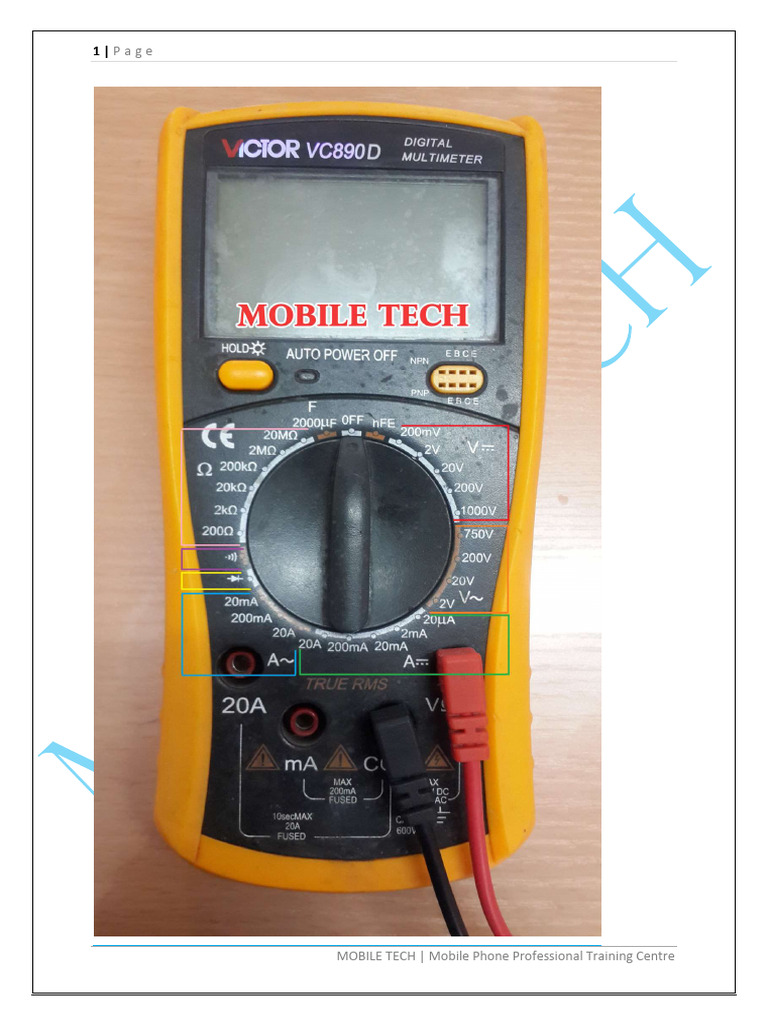 - အေျခခံ Digital Multimeter တိုင္းတာနည္း | PDF