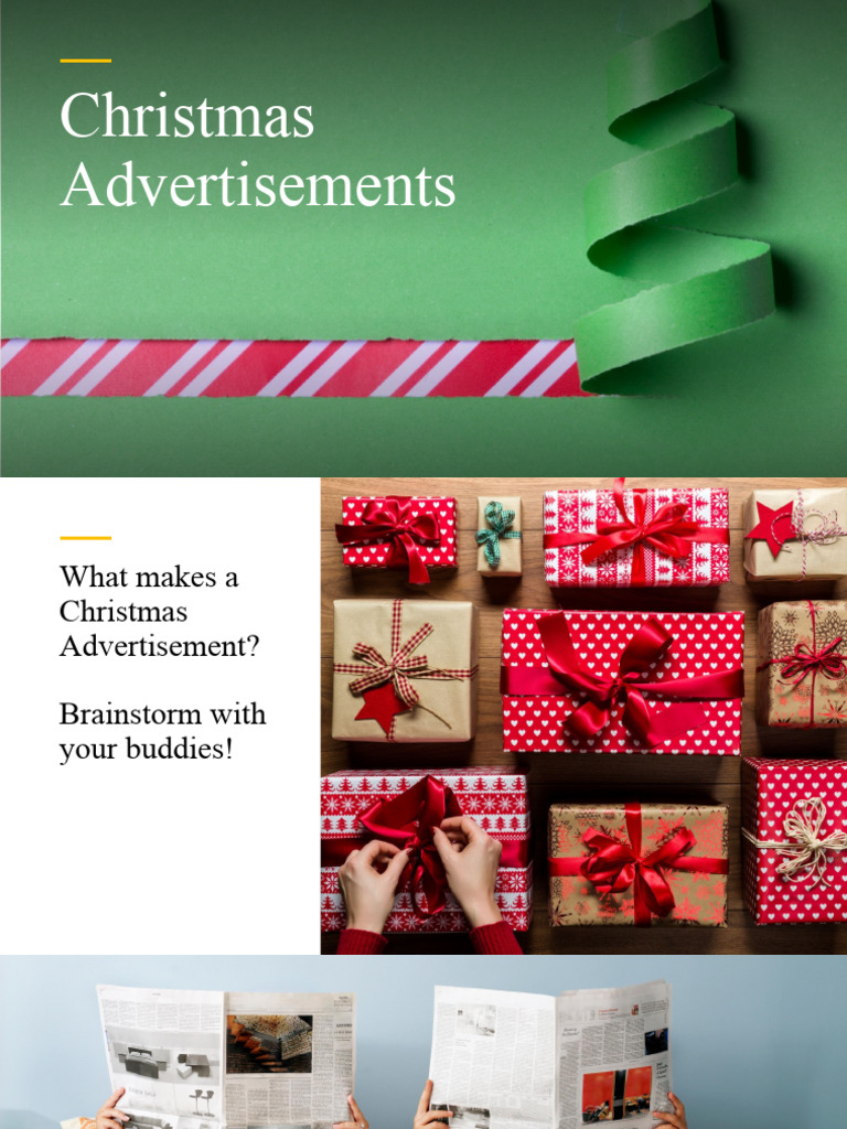 Christmas Advertisements | PDF | Human Communication | Marketing