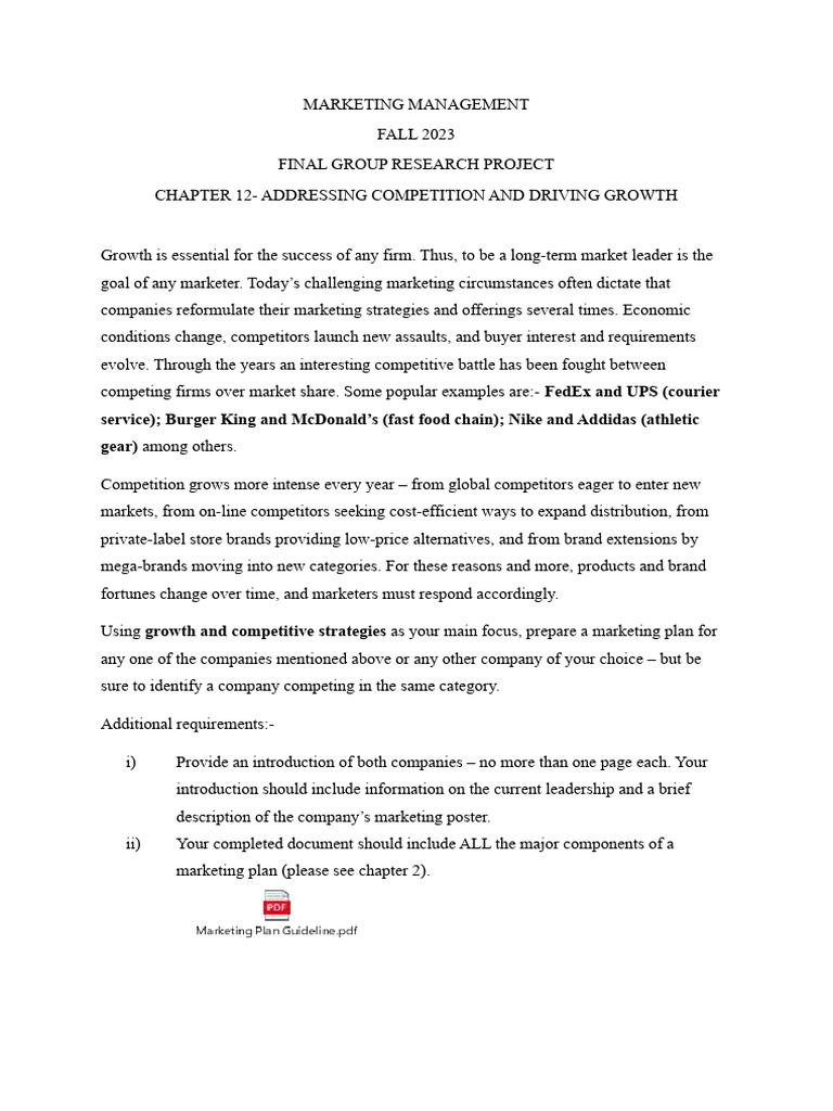 Final Research Project - Group Work | PDF