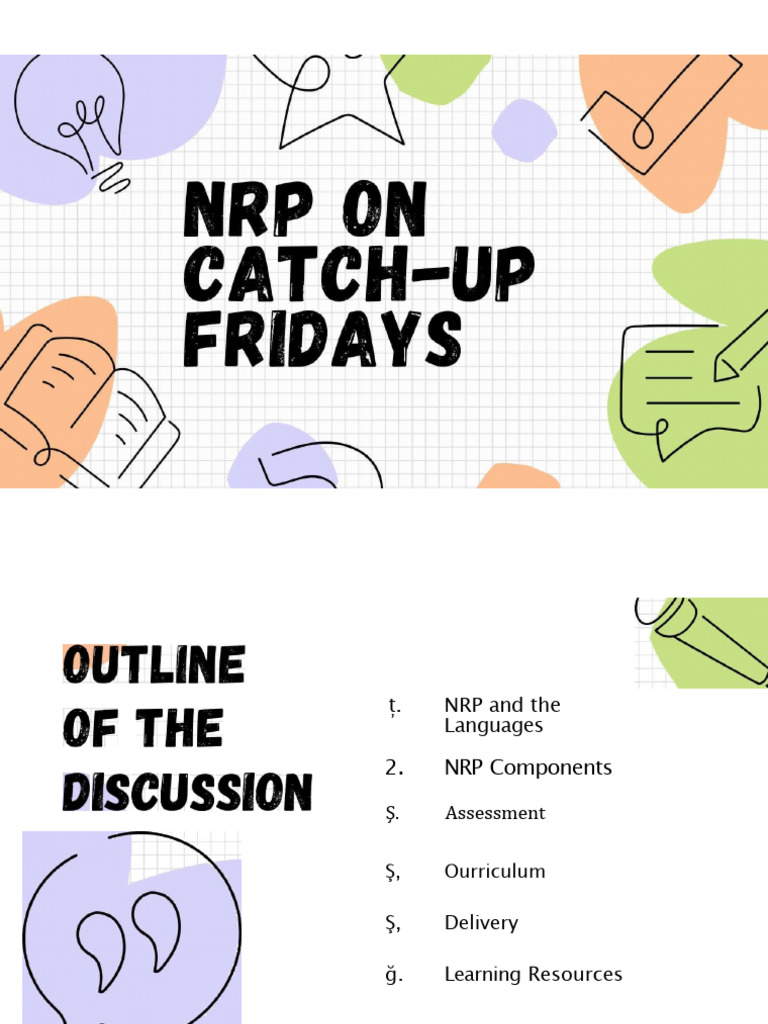 NRP ON CATCH UP FRIDAYS For DepEd | PDF | Education Theory | Communication