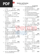 Class 12th Mathematics PYQs With Solution CHAPTER-1 Relations and Functions | PDF | Mathematical ...