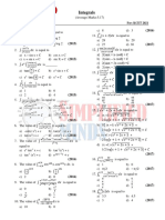 Class 12 Indefinite Integration PYQ S Q | PDF