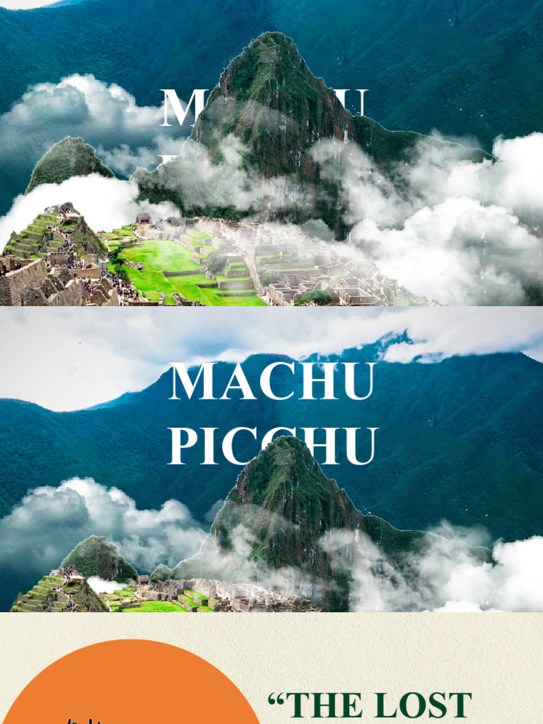 Machu Picchu PowerPoint Morph Animation Template Green Variant | PDF | Peru