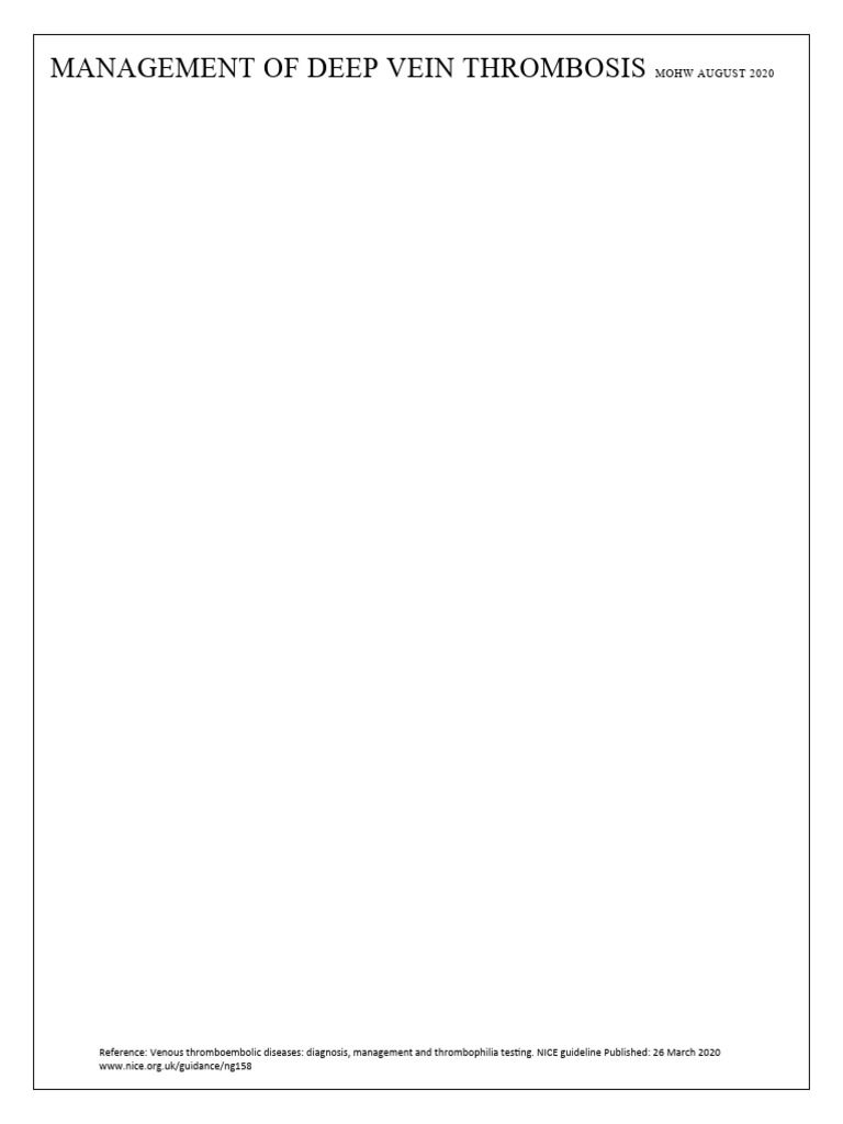 19.guidelines DVT | PDF | Thrombosis | Tissue (Biology)