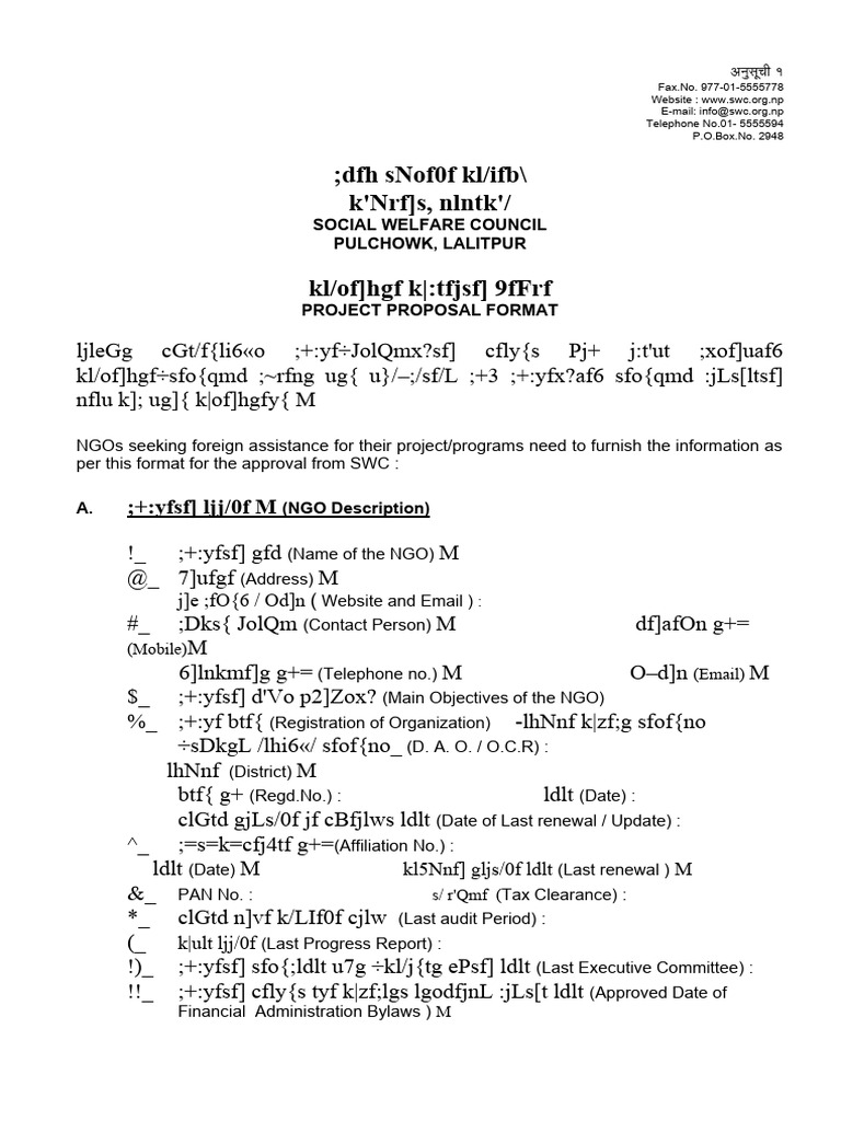 SWC Revised Proposal Format 3 | PDF | Private Sector | Business
