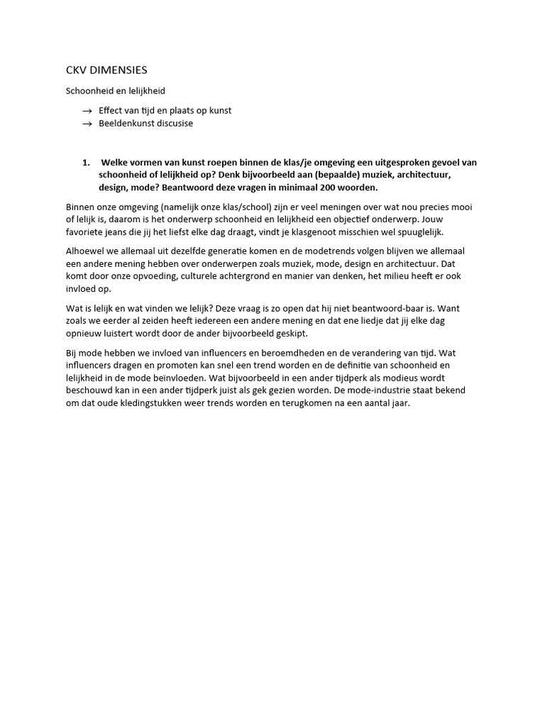 CKV Dimensies - Kopie | PDF