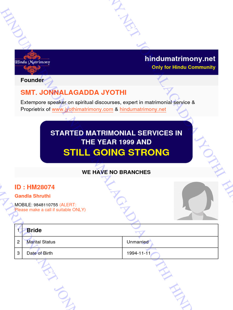 Gandla Sruthi Born in 1994. | PDF