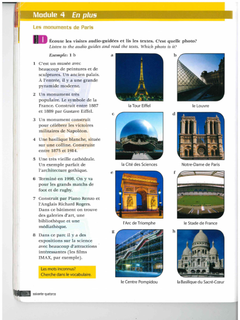 Les Monuments de Paris | PDF