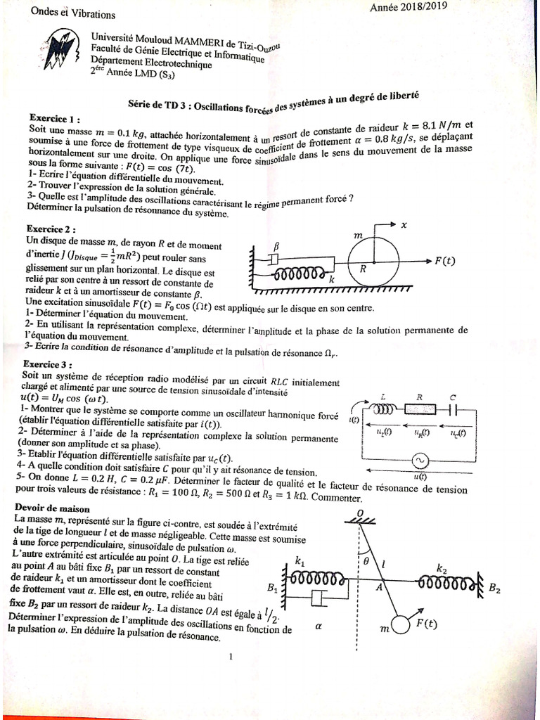 Série TD 3 Ov | PDF