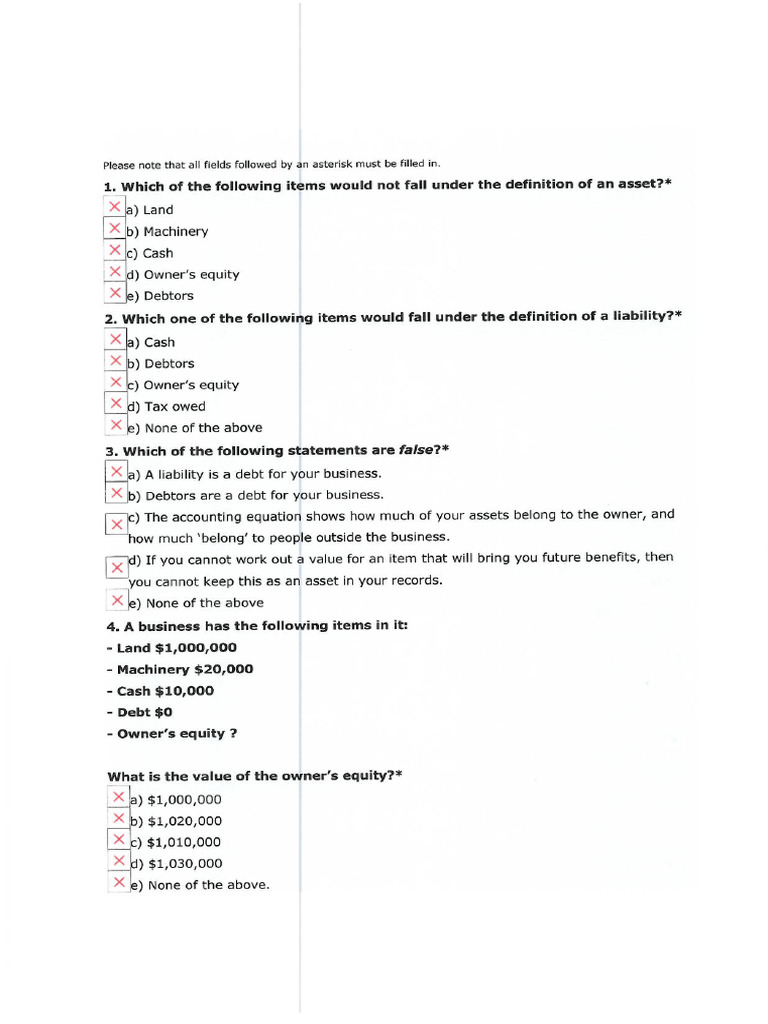 Basic Accounting Test-2 | PDF