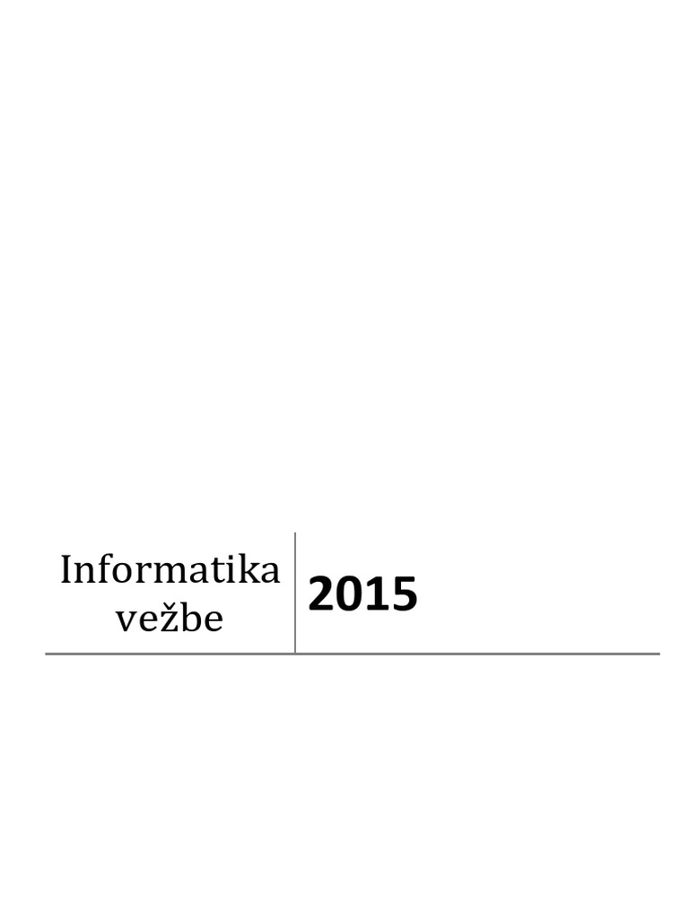 Skripta - 2015 Hardver Os I Korisniki Nalozi | PDF