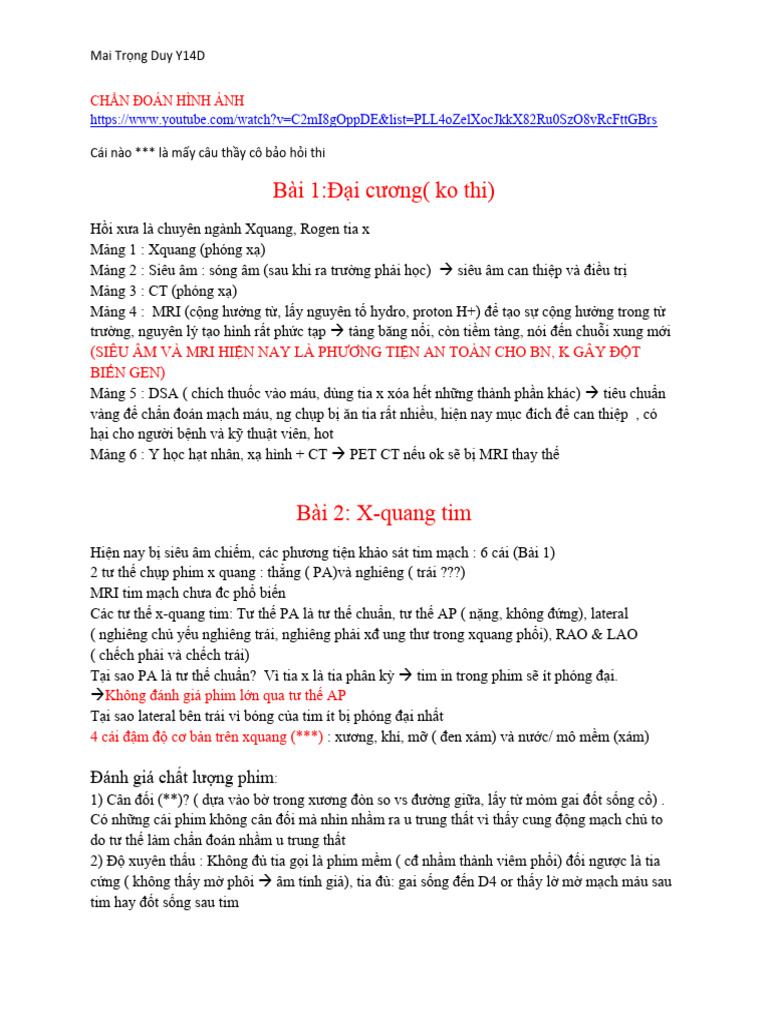 CHAN DOAN HINH ANH Autosaved | PDF