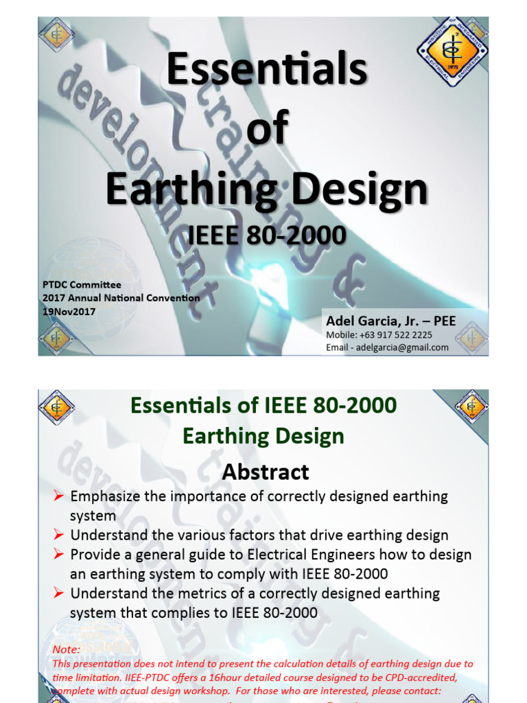 Essentials of Earthing Design Guide | PDF | Electrical Resistance And ...