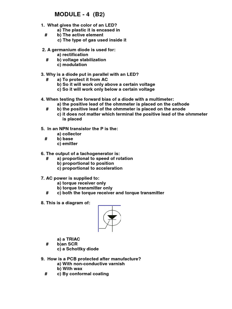 Module 4 B2 | PDF | Amplifier | Diode
