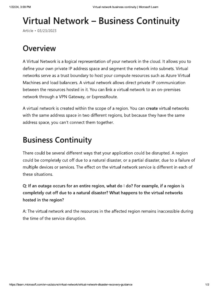 Vnet BCP | PDF Vnet BCP | PDF
