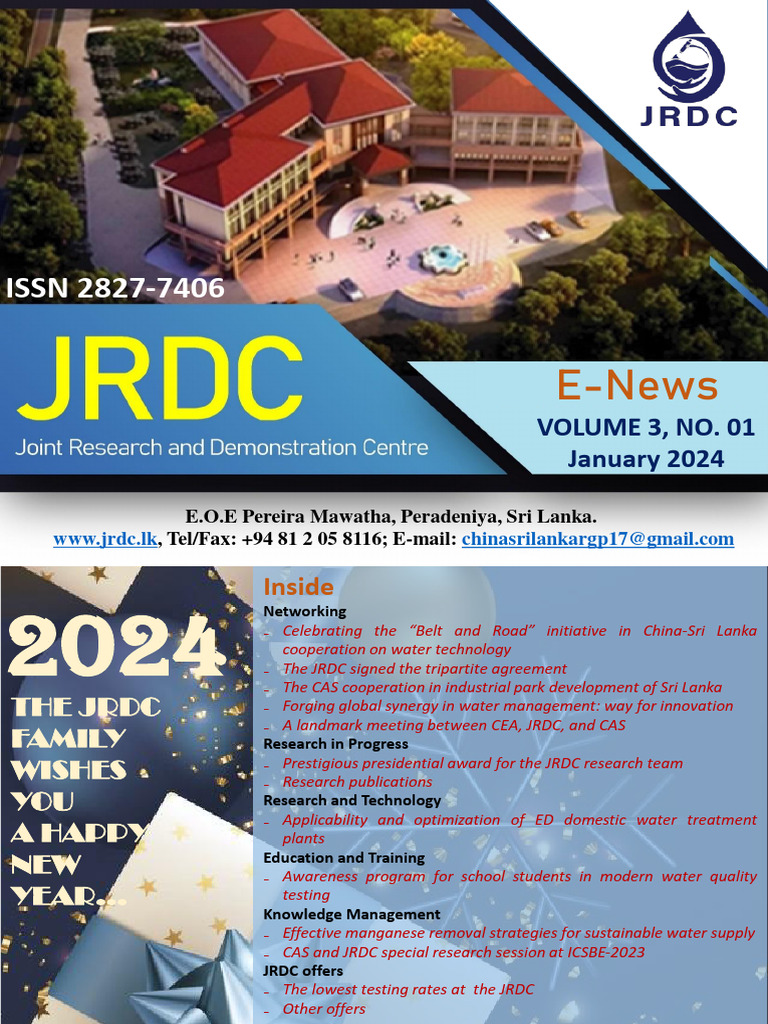 JRDC E-Newsletter-January 2024 | PDF | China | World Politics
