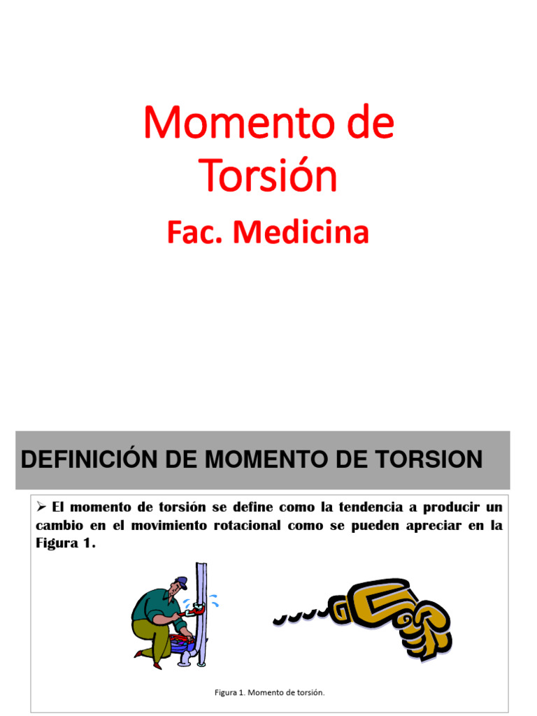 Definición y Cálculo del Momento de Torsión | PDF | Fuerza | Física ...