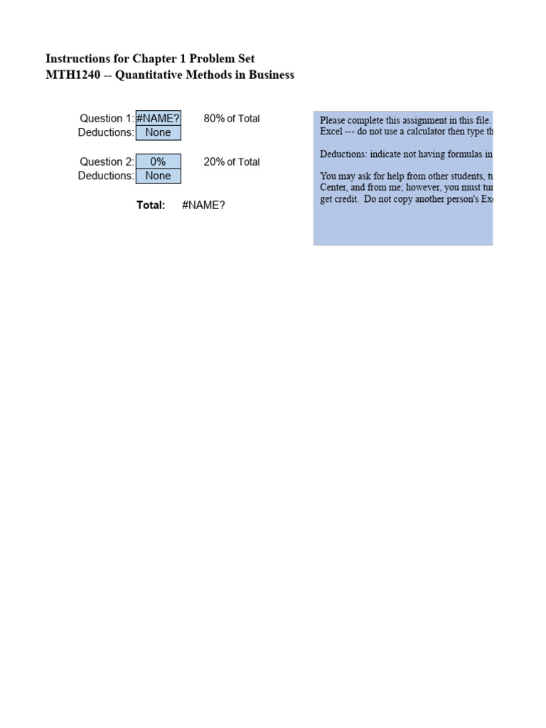 Chap1PS V1 | PDF | Business Economics | Business