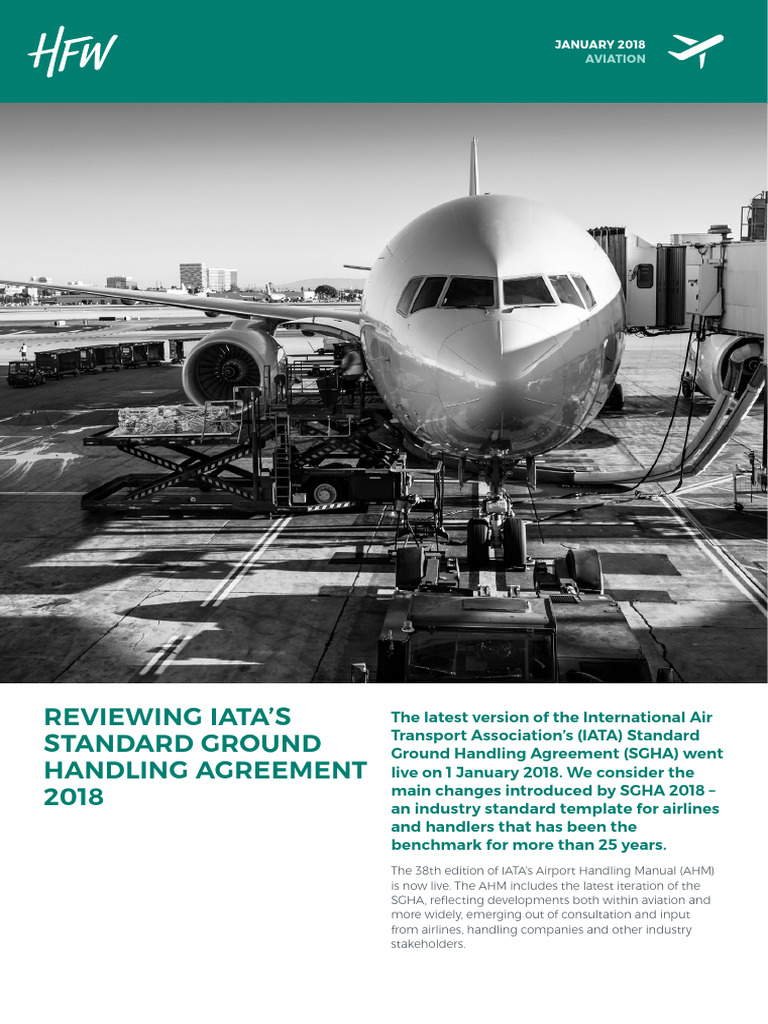 HFW Reviewing IATAs Standard Ground Handling Agreement January 2018 ...