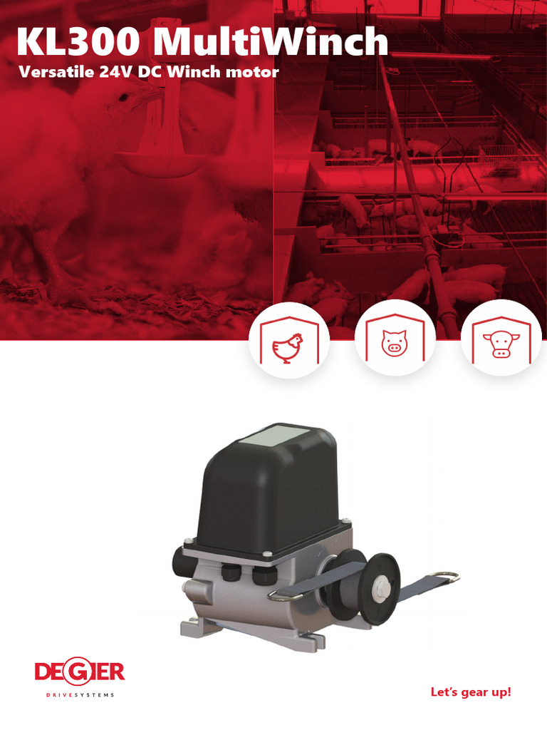 KL300 MultiWinch: Versatile Drive Solution | PDF | Electric Motor ...