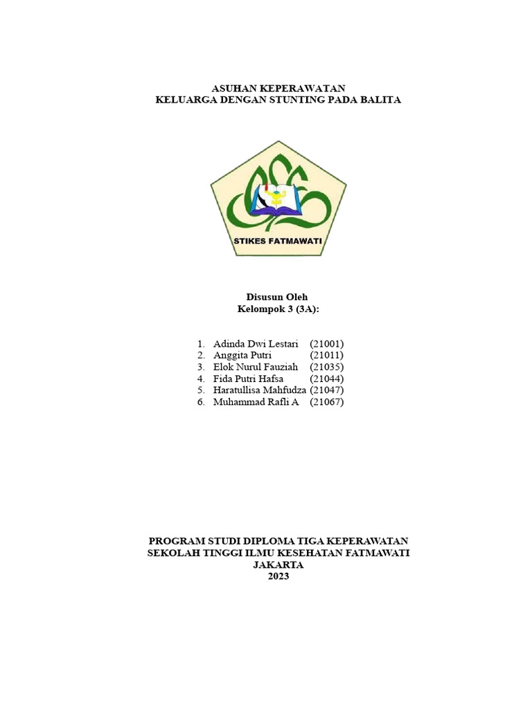 Askep KLG Stunting | PDF | Karier & Perkembangan | Pengembangan Diri