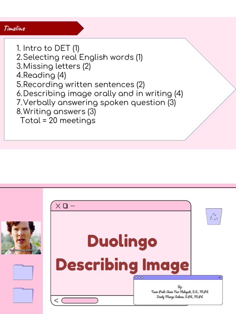 DET Image Description Guide | PDF | Adjective | Clause