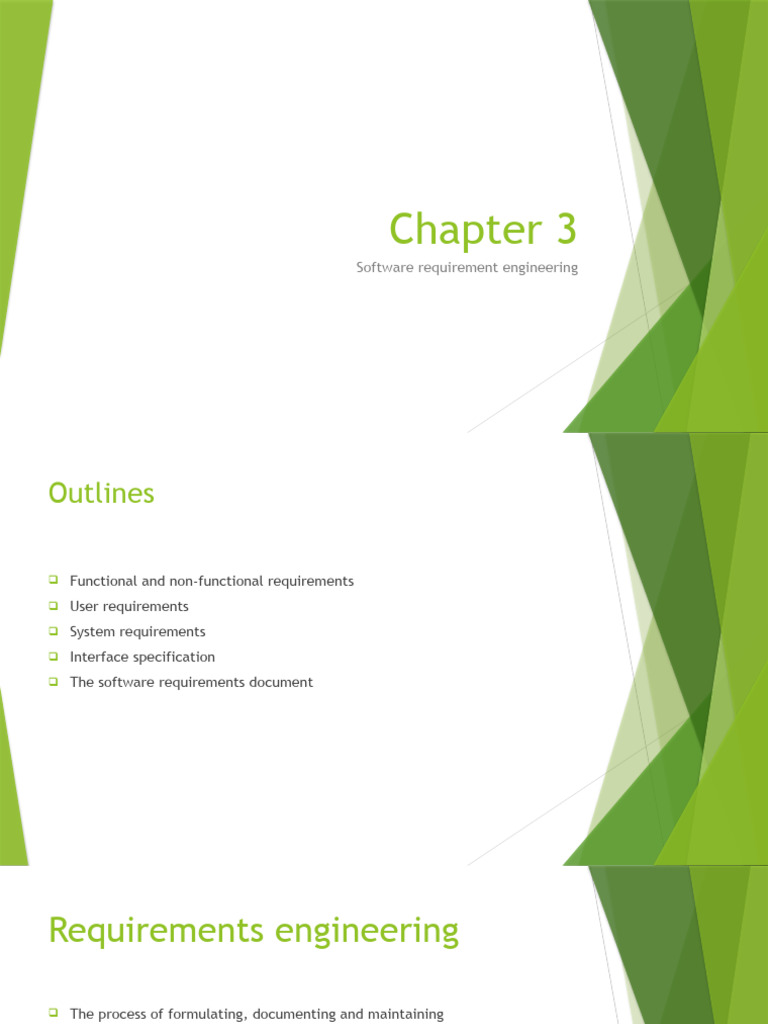 Chapter 3 | PDF | Specification (Technical Standard) | System