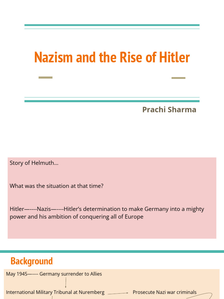 Nazism and The Rise of Hitler | PDF | Weimar Republic | Nazi Germany