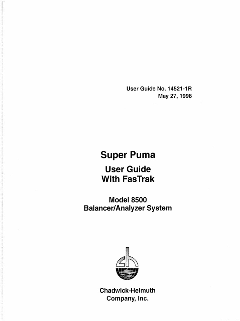 AS 332 8500 User Guide:Puma | PDF