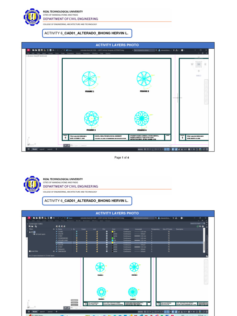 Activity 6 - Cad01 - Alterado - Bhong Hervin L. | PDF | Art
