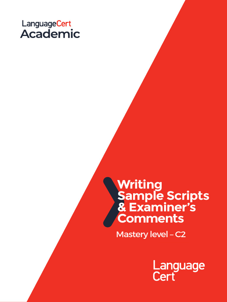 LC Academic C2 Writing Sample Scripts | PDF | Accuracy And Precision ...
