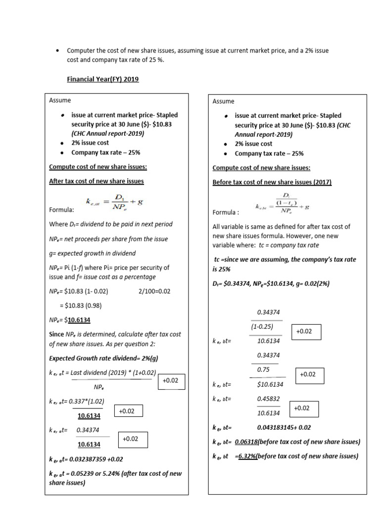 Part C - 2019 | Download Free PDF | Dividend | Corporate Tax