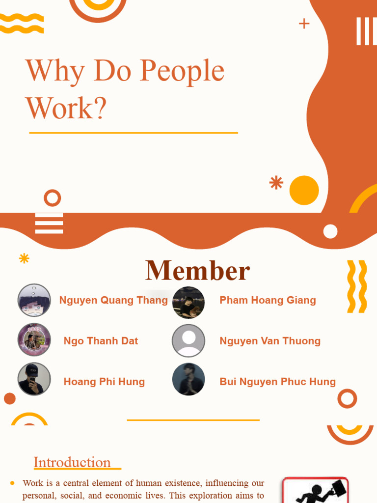 Why Do People Work | PDF | Online And Offline | Communication
