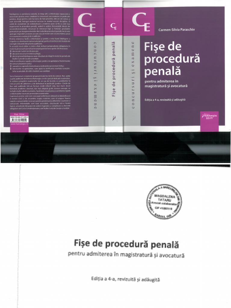 Fise de Procedura Penala | PDF