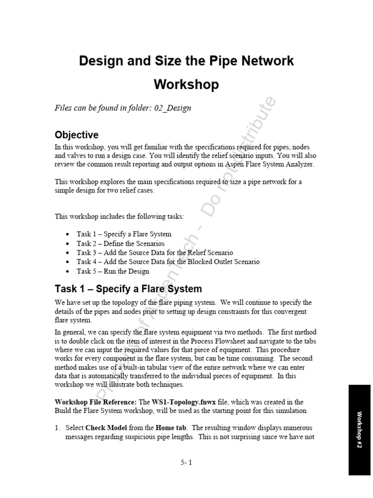 4-Network Design Workshop | PDF | Fluid Dynamics | Enthalpy