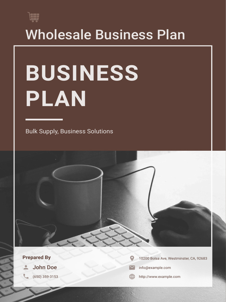 Wholesale Business Plan Example | PDF | Marketing | Market (Economics)