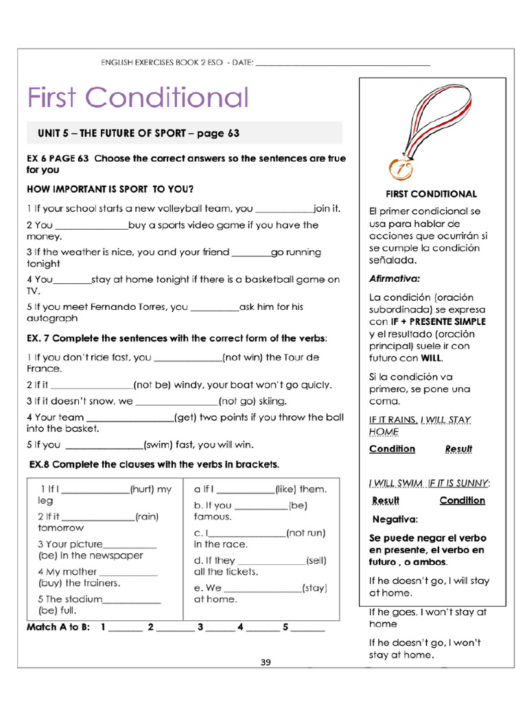 1st Conditional & Past Simple / Continuous | PDF